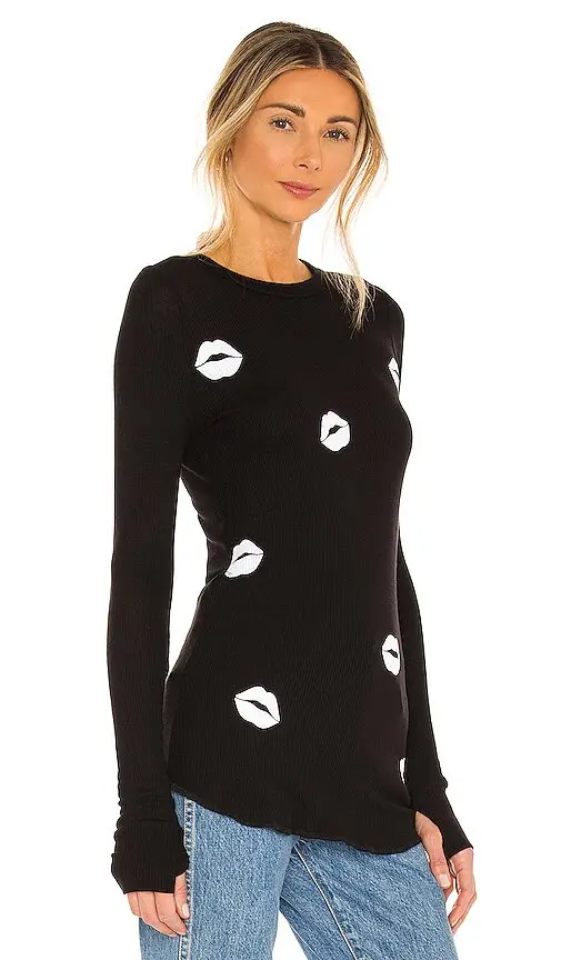 Lauren Moshi Mckinley All Over Lips Top