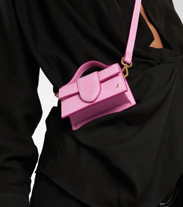 Jacquemus Le Petit Bambino Suede Shoulder Bag