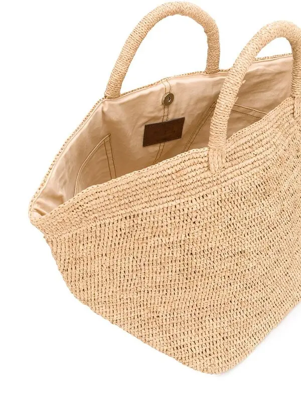 IBELIV Woven Raffia Tote