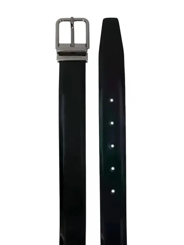 Dolce & Gabbana Leather Belt - Black