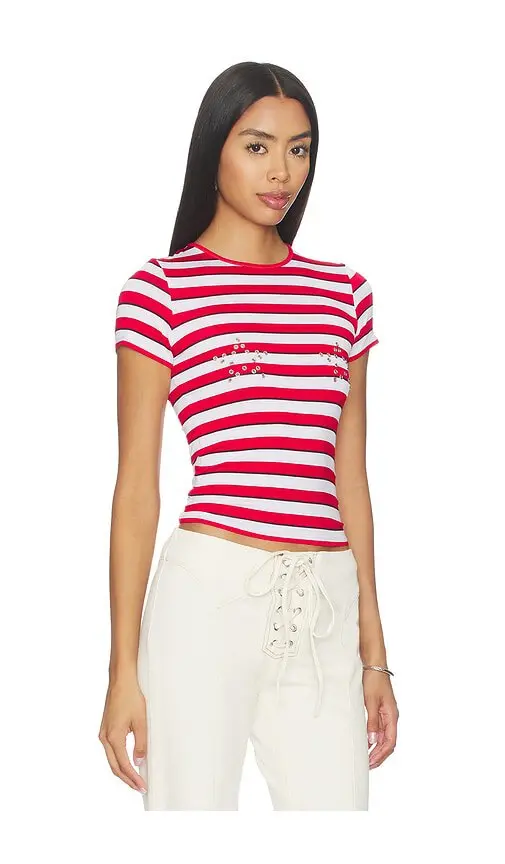 Miaou Mini Tee With Grommet Detail