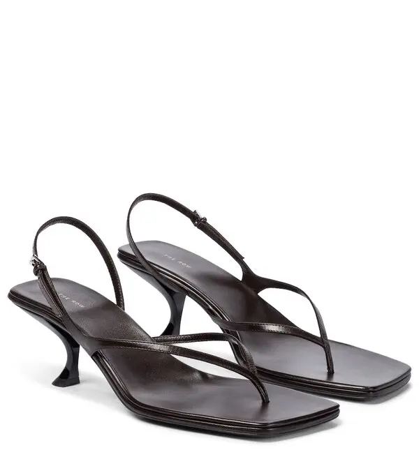 THE ROW Constance Leather Sandals