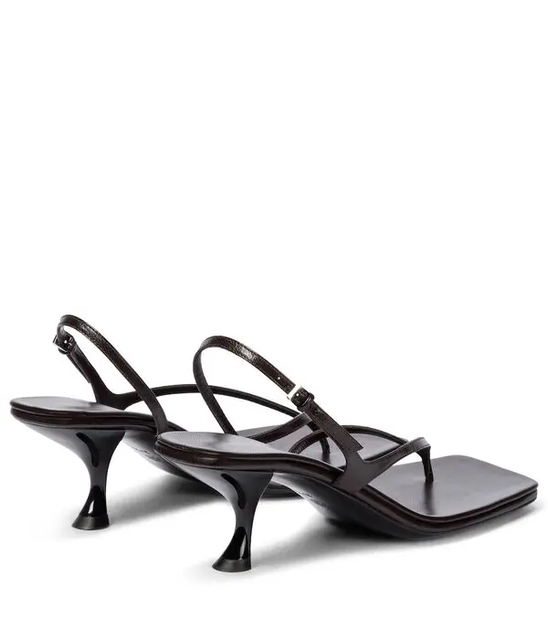 THE ROW Constance Leather Sandals