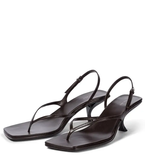 THE ROW Constance Leather Sandals