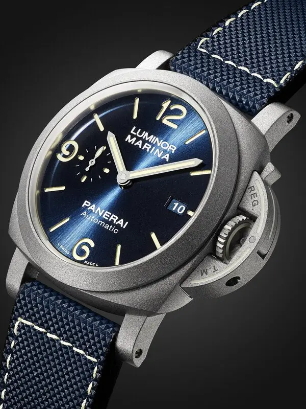 Panerai Luminor Marina Limited Edition Automatic 44mm Titanium And Sportech Watch