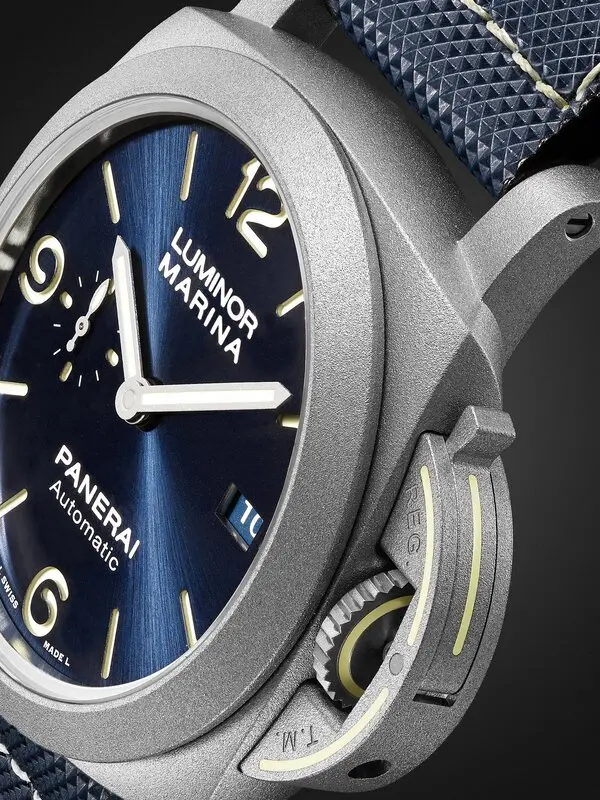 Panerai Luminor Marina Limited Edition Automatic 44mm Titanium And Sportech Watch
