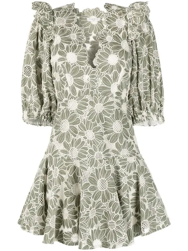 sandro floral audrey open knit dress Buy Open-knit Mini - Green At 54% Off MOTB Spring