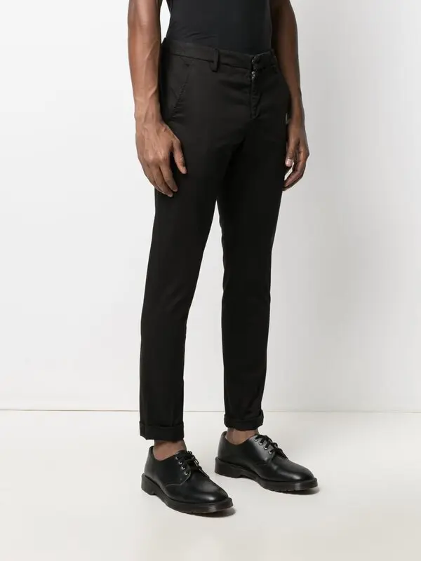 DONDUP Straight-leg Chinos - Black