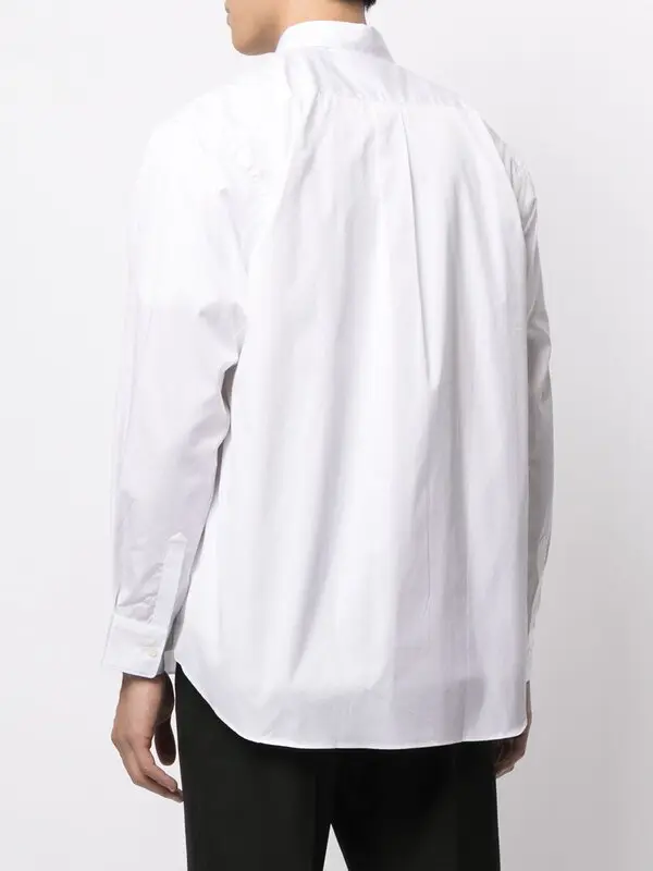 Comme Des Garçons Long-sleeve Cotton Shirt - White