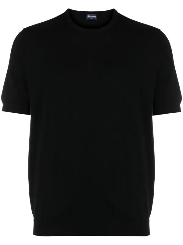 DRUMOHR Fine-knit T-shirt - Black