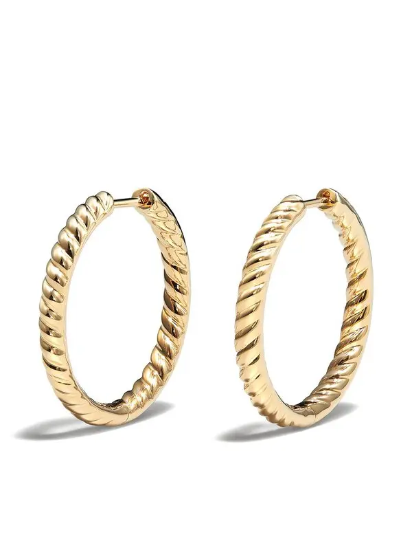 ANITA KO 18kt Yellow Zoe Hoop Earrings - Gold