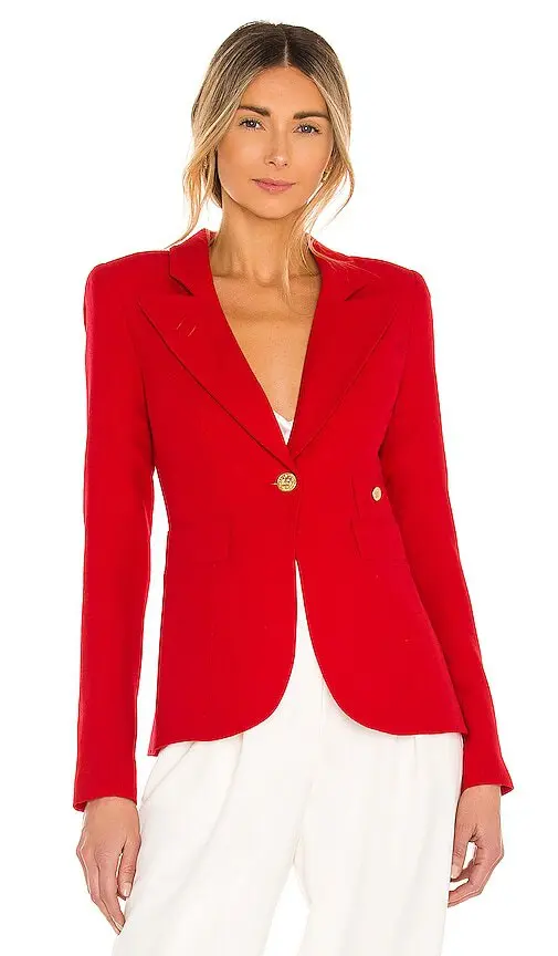 Smythe Classic Duchess Blazer - Red