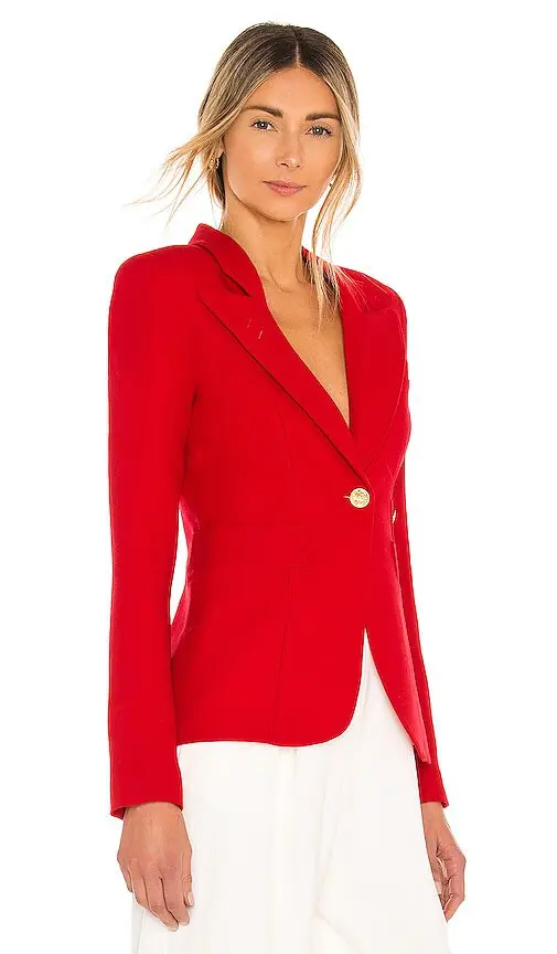 Smythe Classic Duchess Blazer - Red