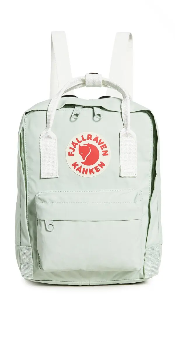 fjallraven kanken mini backpack mint Fjllrven Knken vinylon green version is suitable for small children as well as for full grown adults who are looking for a small backpack Fjallraven Kanken Mini Backpack -