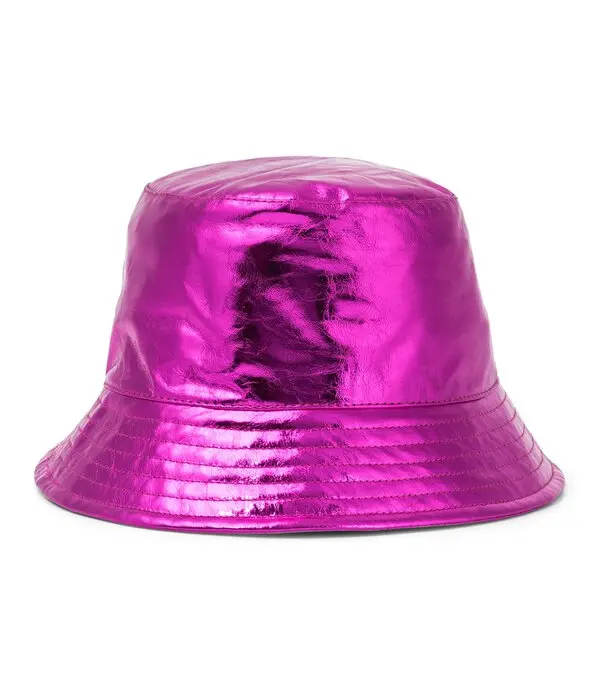 Isabel Marant Étoile Haley Metallic Bucket Hat - Pink