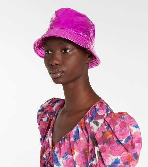 Isabel Marant Étoile Haley Metallic Bucket Hat