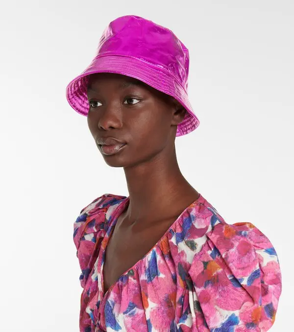Isabel Marant Haley Metallic Bucket Hat