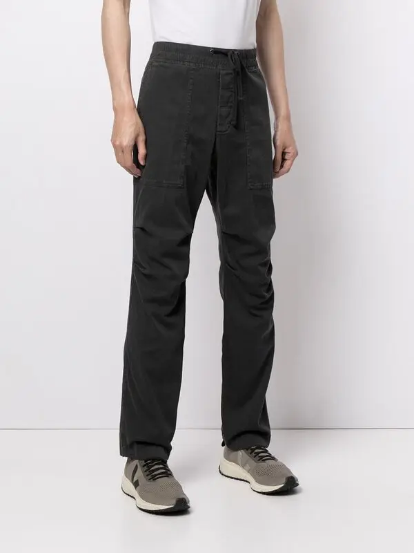 JAMES PERSE Cotton Slub Utility Pants - Grey
