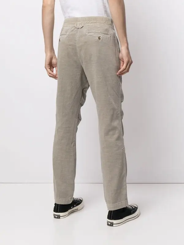 JAMES PERSE Straight-leg Cotton Drawstring Trousers
