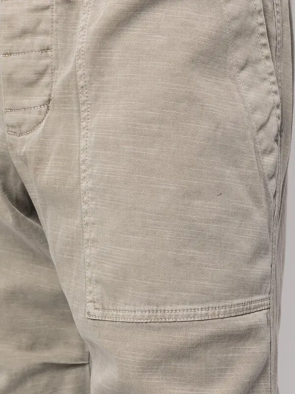 JAMES PERSE Straight-leg Cotton Drawstring Trousers
