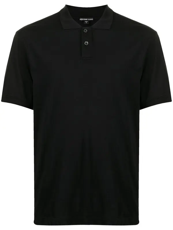 JAMES PERSE Lotus Polo Shirt - Black