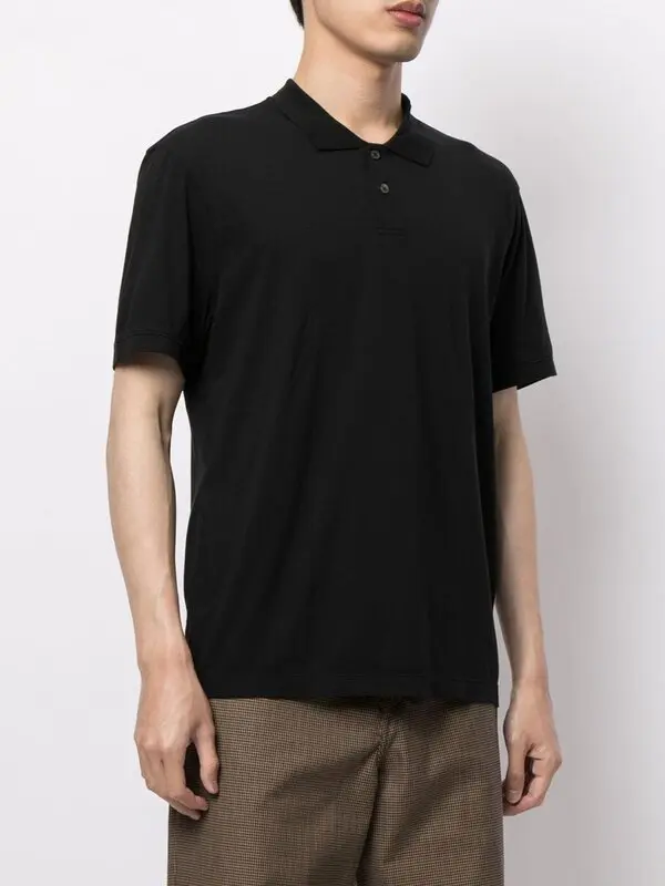 JAMES PERSE Lotus Polo Shirt - Black