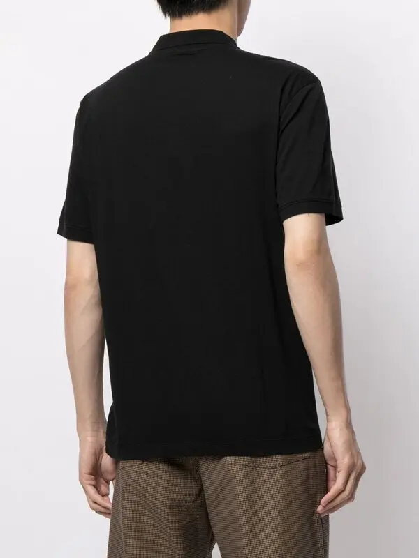 JAMES PERSE Lotus Polo Shirt - Black