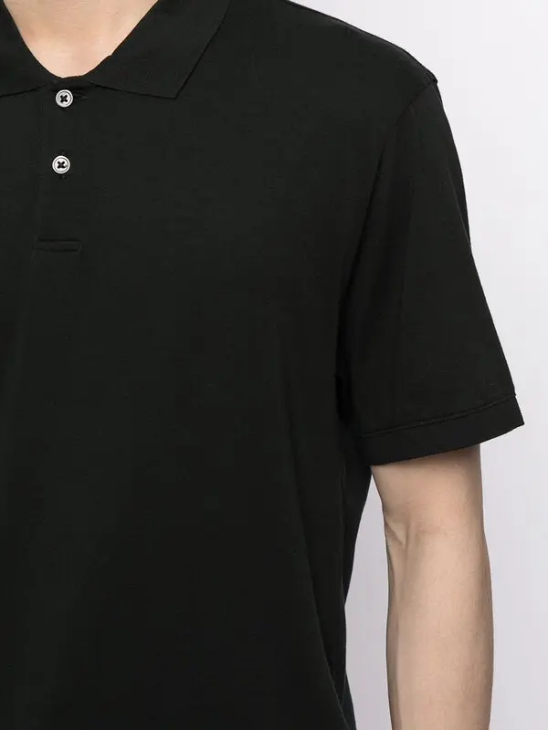 JAMES PERSE Lotus Polo Shirt - Black