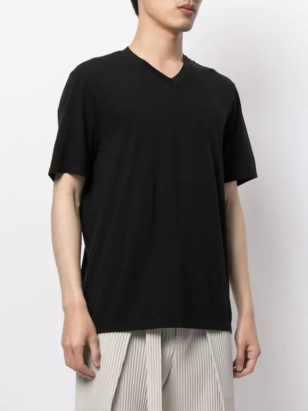 JAMES PERSE Lotus V-neck T-shirt - Black