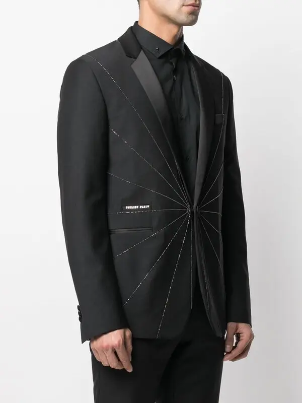 Philipp Plein Embellished Tailored Blazer