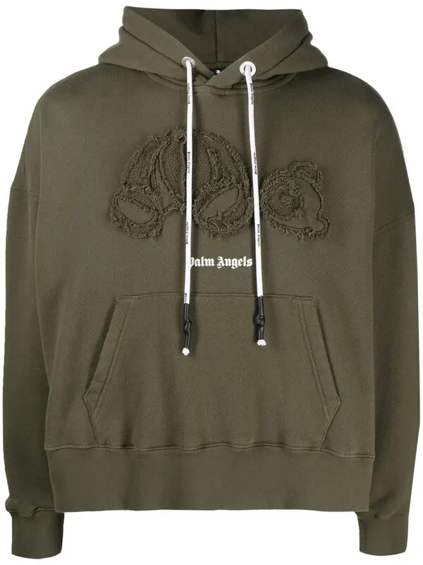 Palm Angels Bear-motif Hoodie