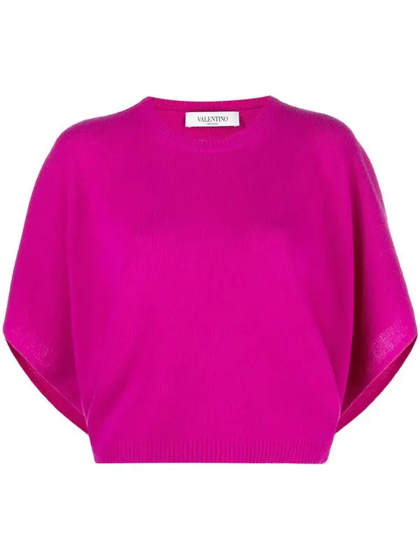 Valentino Garavani Knitted Kimono-style Jumper