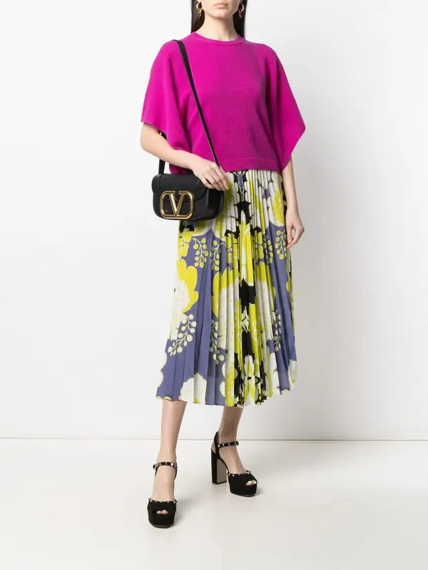Valentino Garavani Knitted Kimono-style Jumper