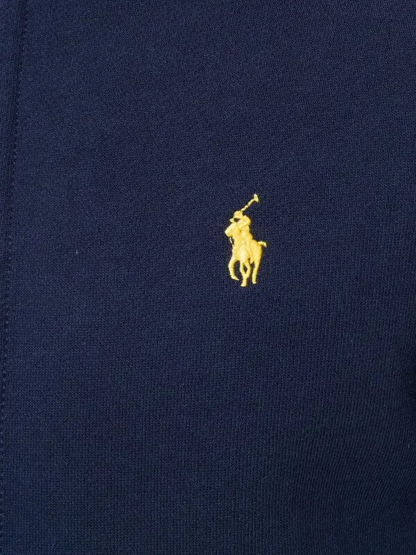 Polo Ralph Lauren Zip-up Hoodie With Drawstring