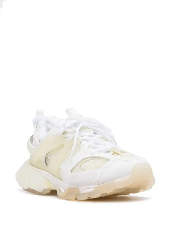 Balenciaga Track Clear-sole Sneakers - White