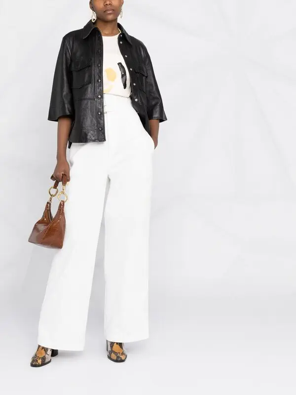 Philosophy Di Lorenzo Serafini High-waisted Wide Leg Jeans