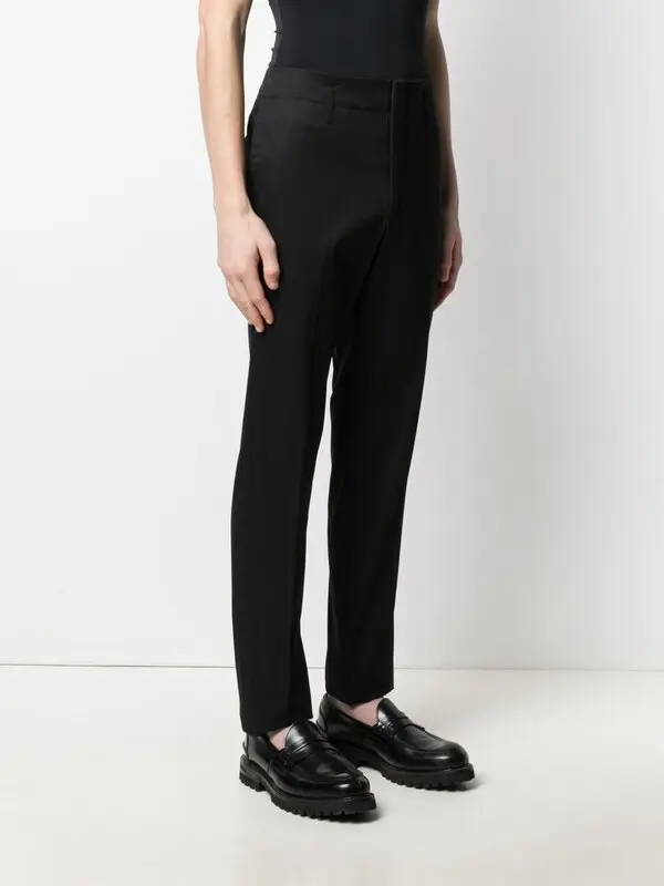 FERRAGAMO Slim-fit Tailored Trousers - Black