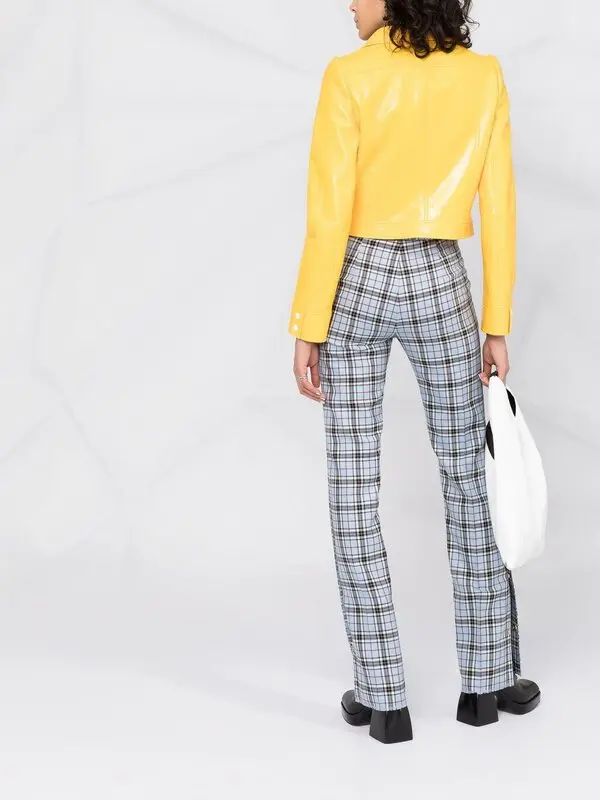 COURREGES Logo Patch Cropped Jacket
