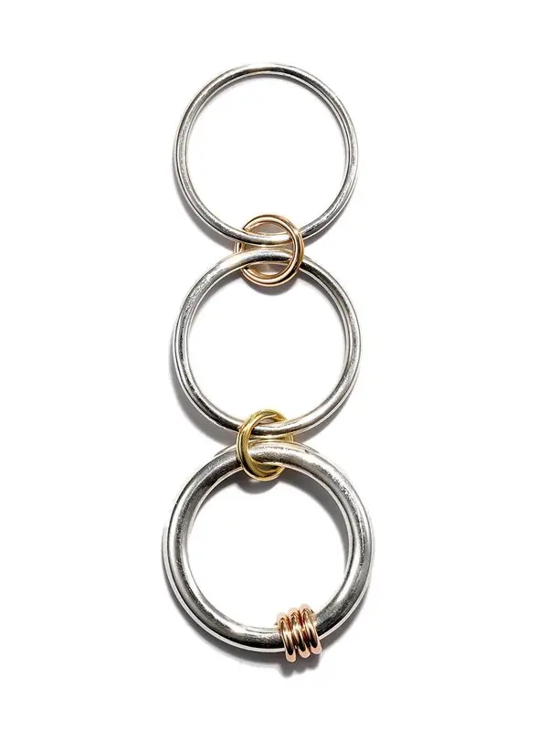 SPINELLI KILCOLLIN 18kt Rose Gold And Sterling Orion Linked Ring