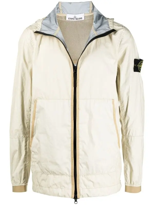 Stone Island Zipped Hooded Jacket