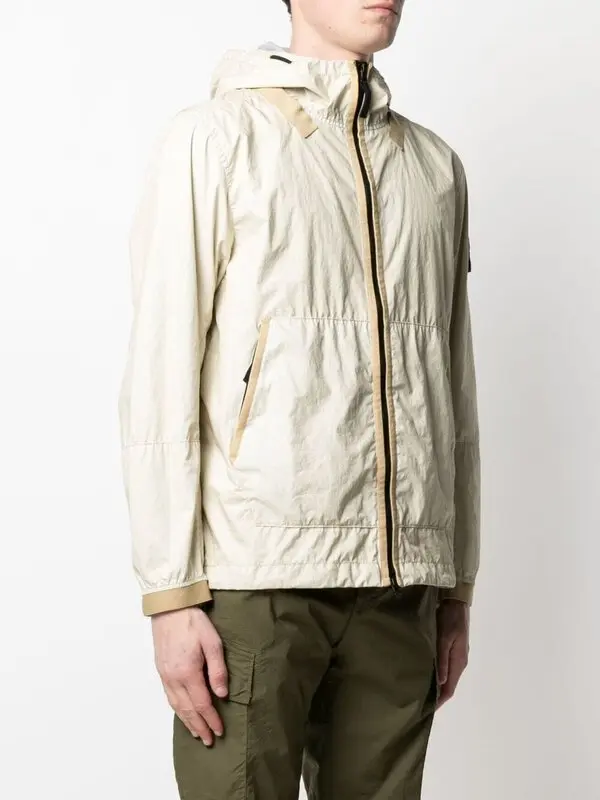 Stone Island Zipped Hooded Jacket