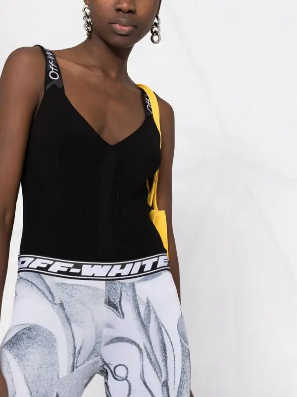 Off-White Floral-print Leggings