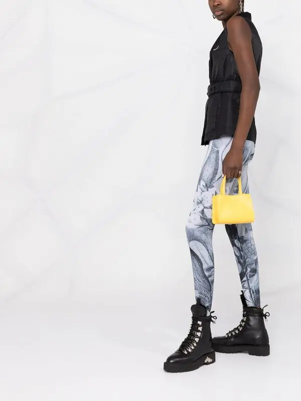 Off-White Floral-print Leggings