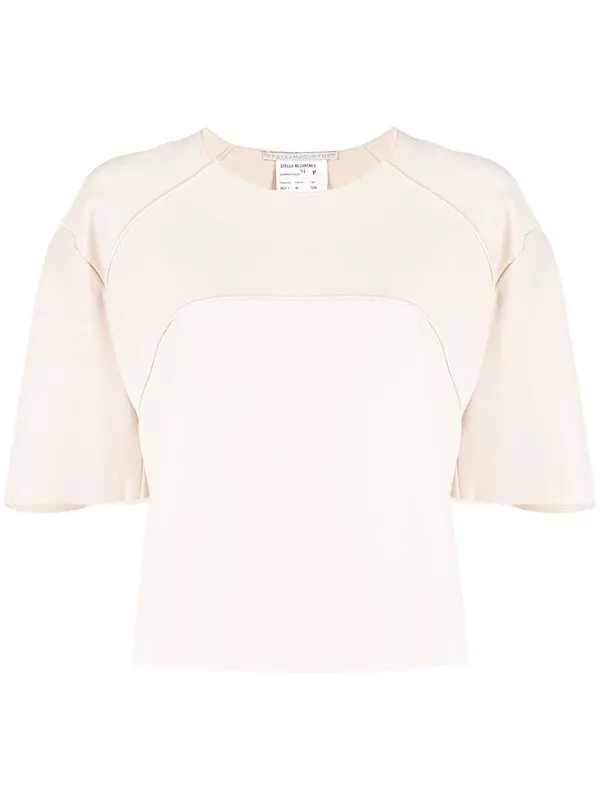 Stella McCartney Piped-seam Cropped Blouse