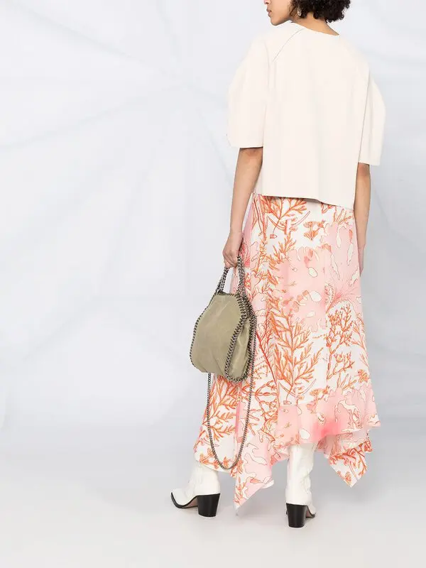 Stella McCartney Piped-seam Cropped Blouse