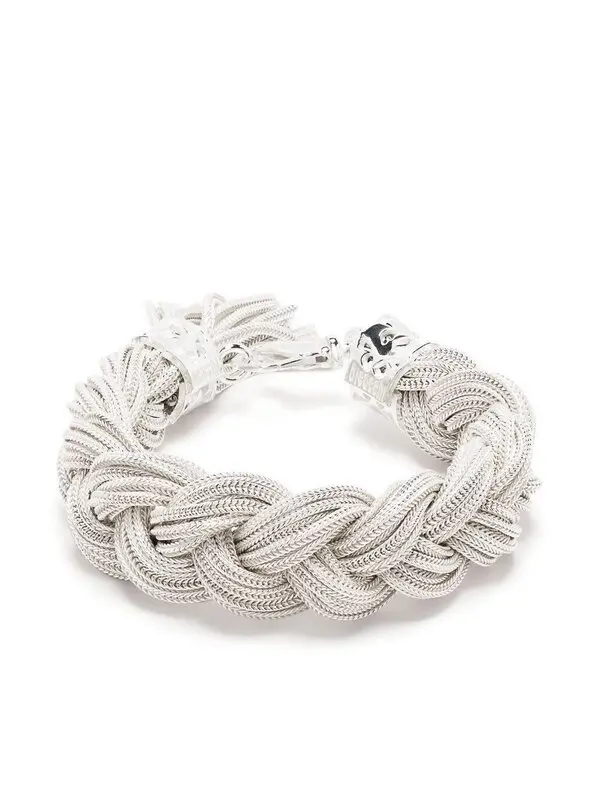 Emanuele Bicocchi Braided Bracelet - White