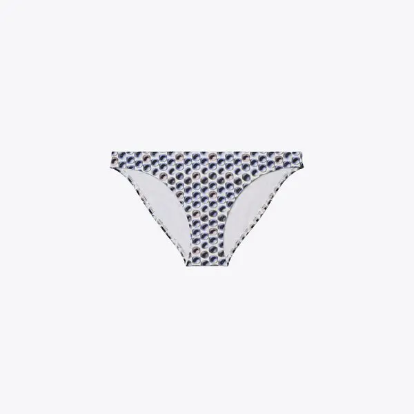 Tory Burch Printed Bikini Bottom - Blue Candy Dots