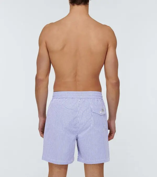 Ralph Lauren Seersucker Striped Swim Shorts
