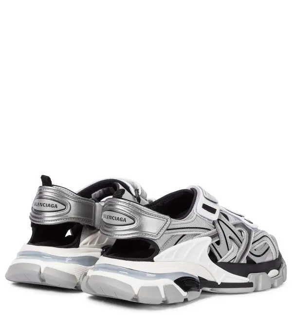 BALENCIAGA track sandal トラック グレー/ブラック 42 Balenciaga Track Sandals In Grey - 50% Off | Editorialist