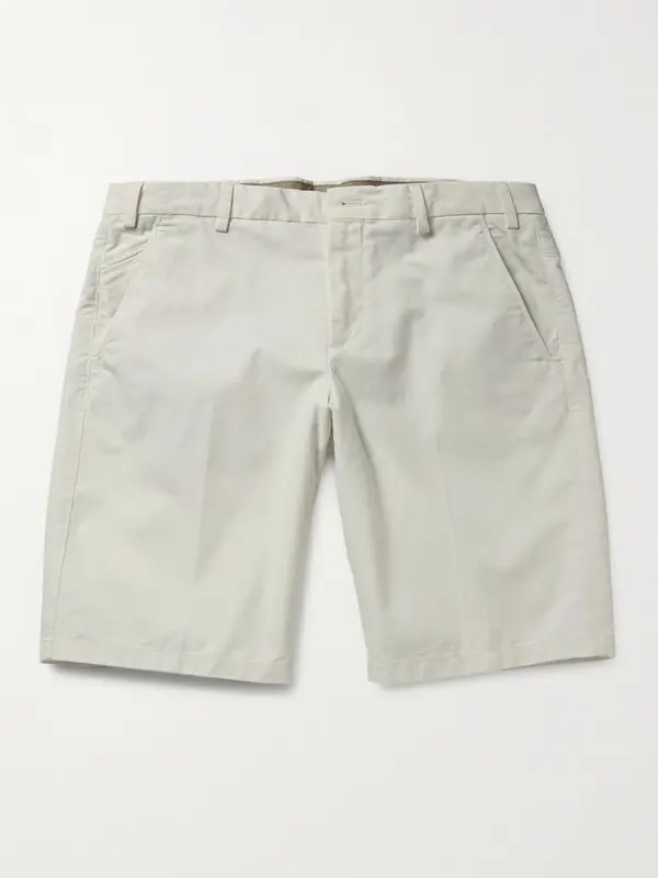 Loro Piana Stretch-cotton Bermuda Shorts